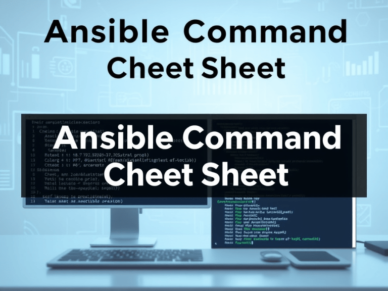 Ansible Command Cheat Sheet – Johngai’s Tech Forge